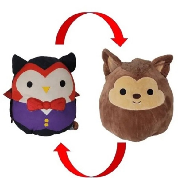 Squishmallows | Toys | Nwt 2 Quill The Owl Vampire Wade The Werewolf ...